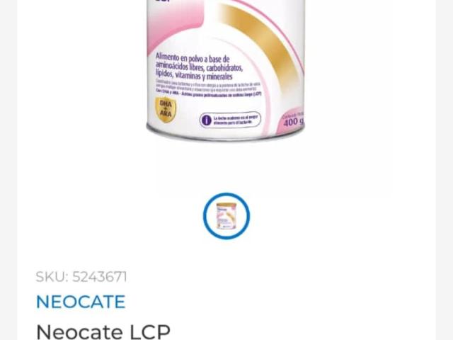 Leche Neocate LCP. Atacama - Los Económicos de Nostálgica